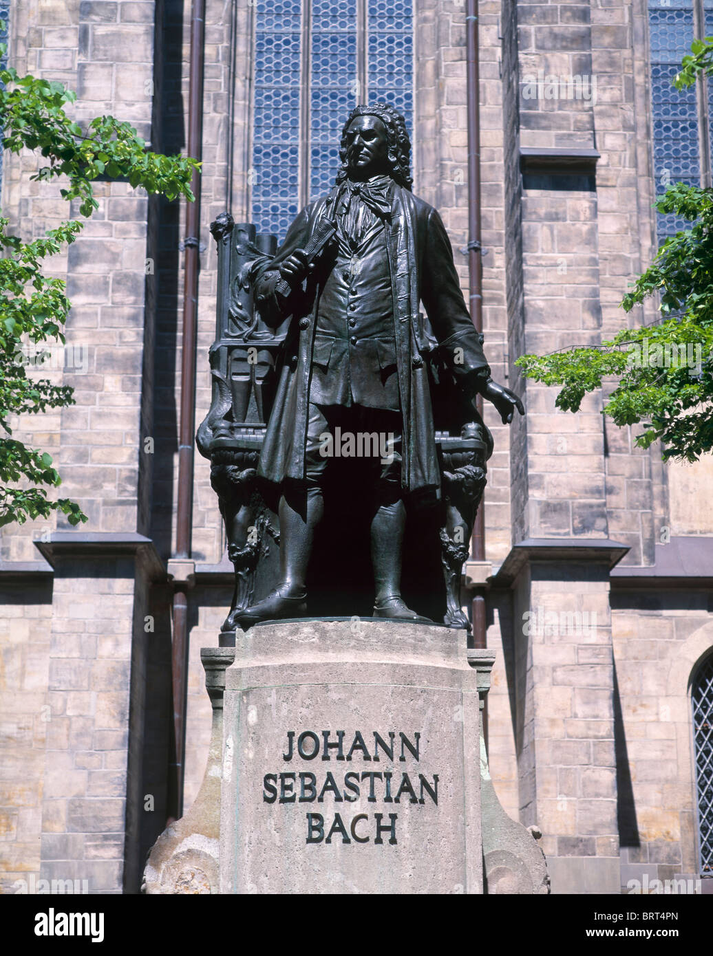 Statue of Bach, Leipzig, Saxony, Germany Stock Photo - Alamy