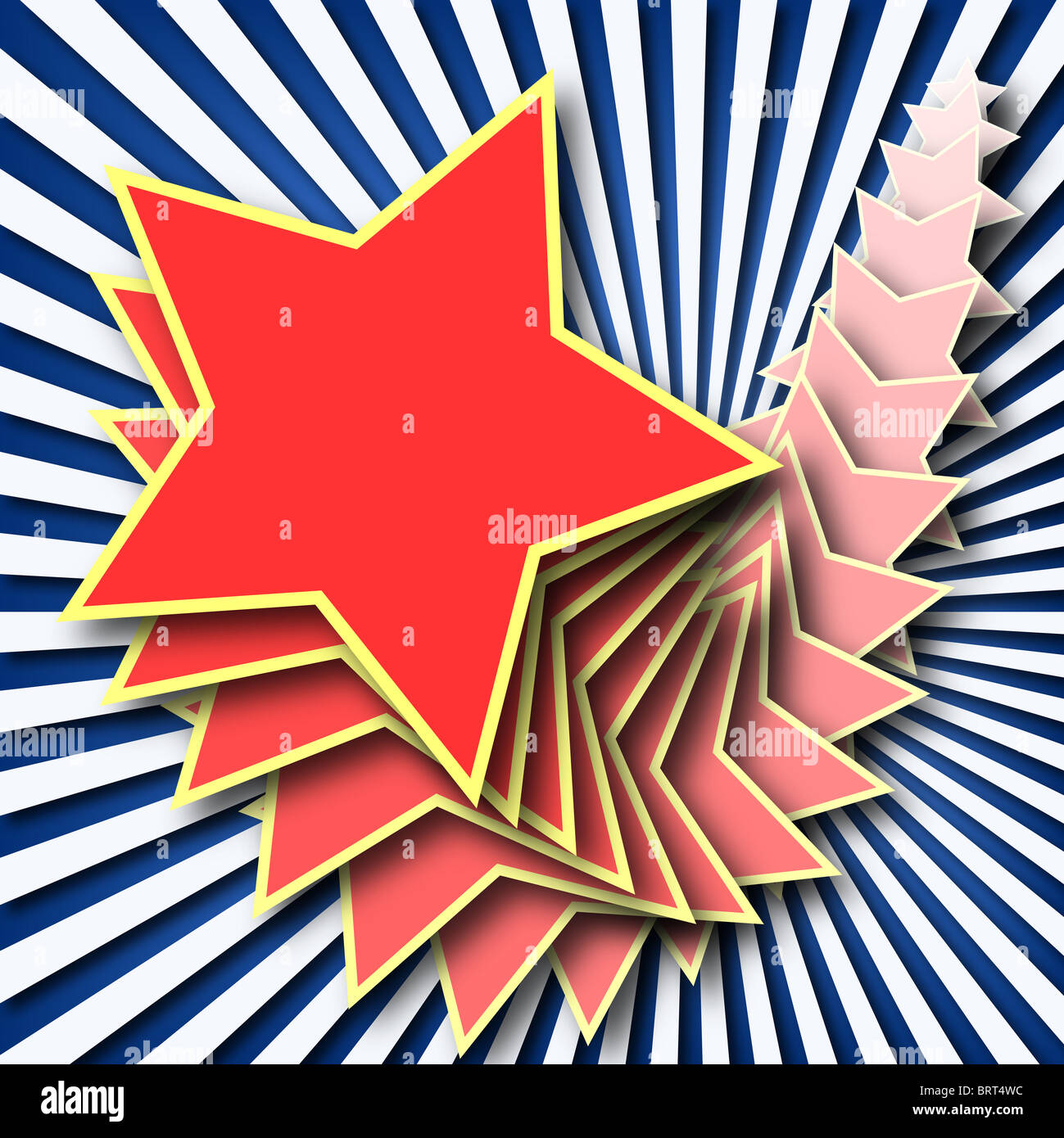Illustration of stars and stripes with shading Stock Photo - Alamy