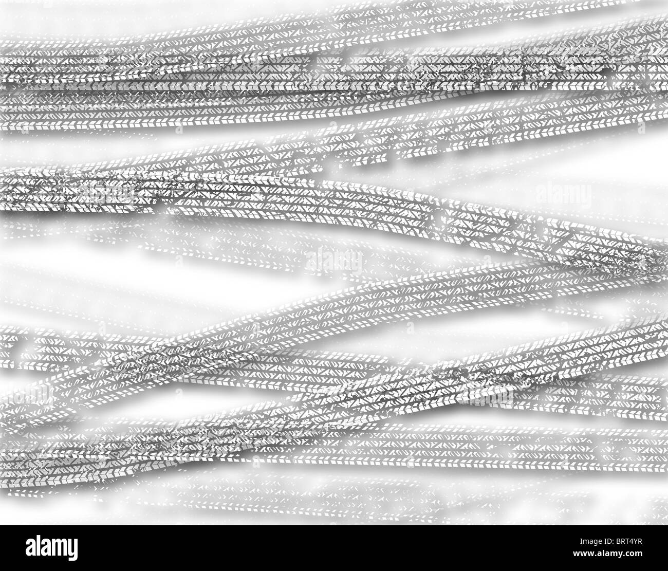 Background illustration of cutout white tire tracks Stock Photo - Alamy