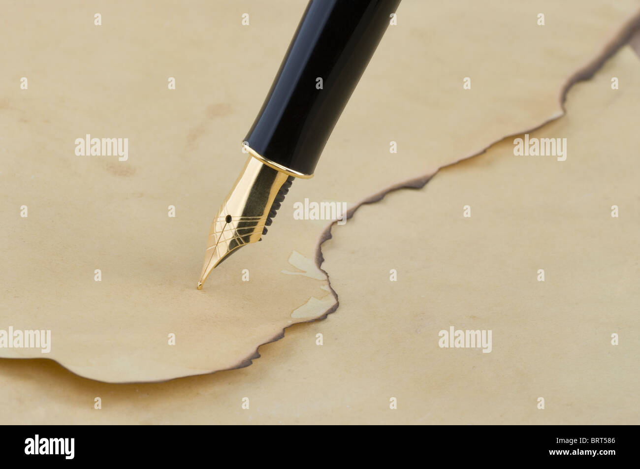 Gold ink paper hi-res stock photography and images - Alamy