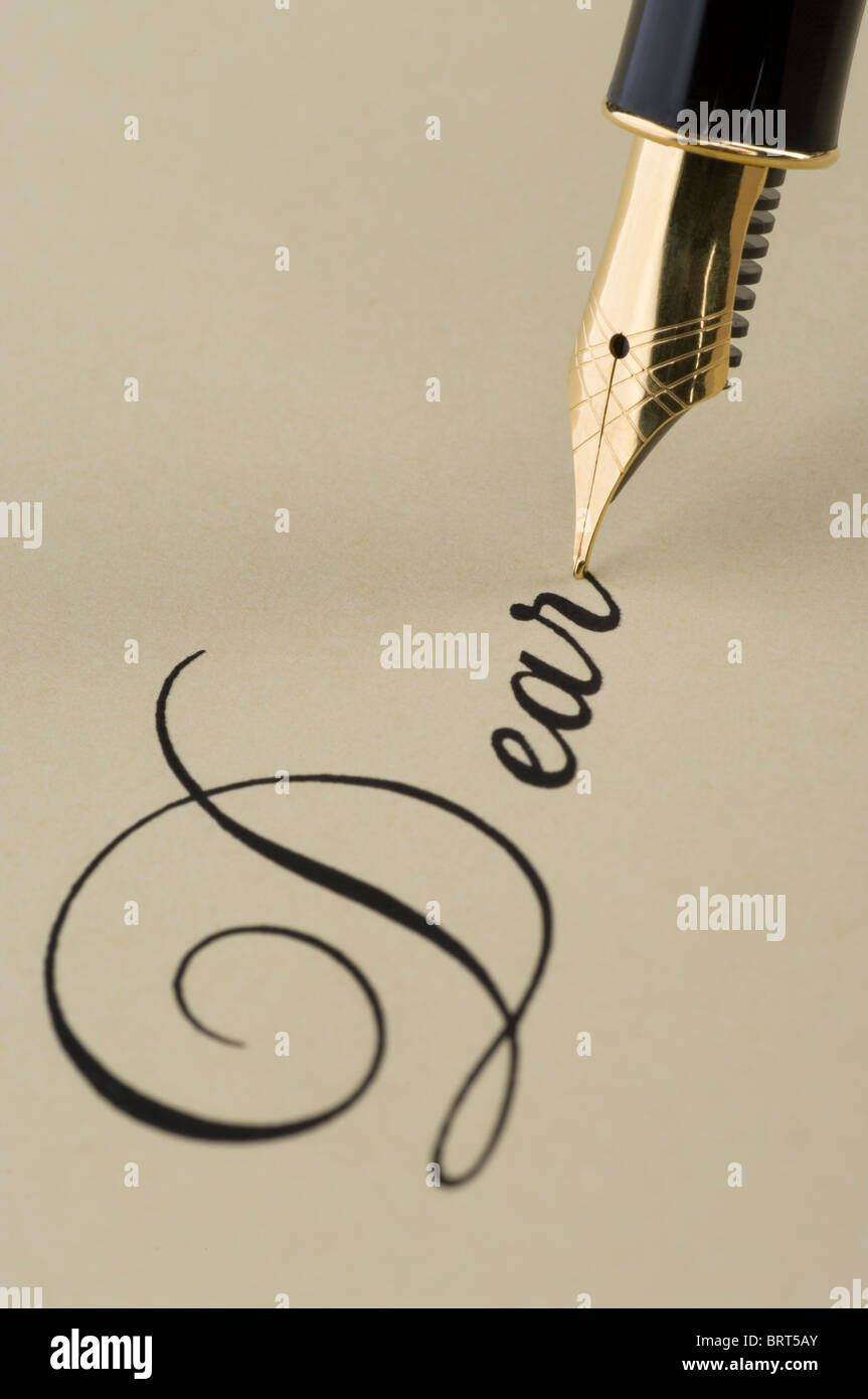 Dear diary handwriting hi-res stock photography and images - Alamy