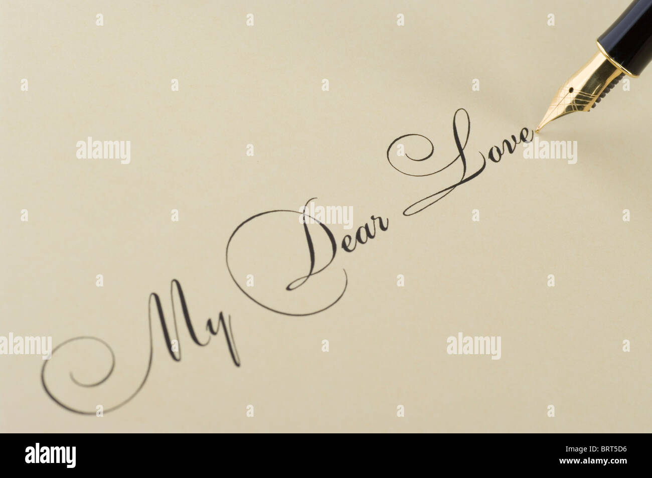 Dear diary handwriting hi-res stock photography and images - Alamy