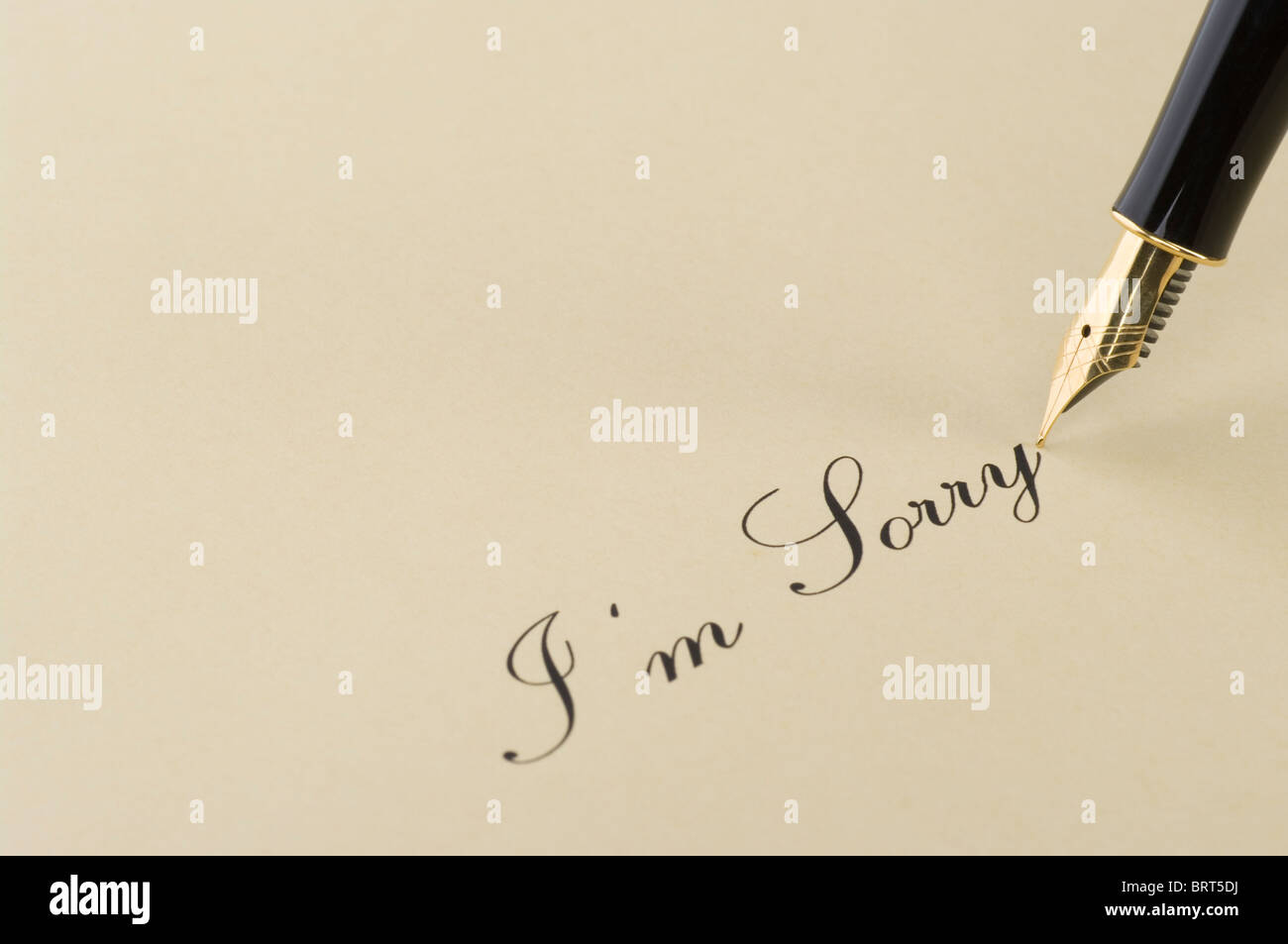 Im so sorry hi-res stock photography and images - Alamy