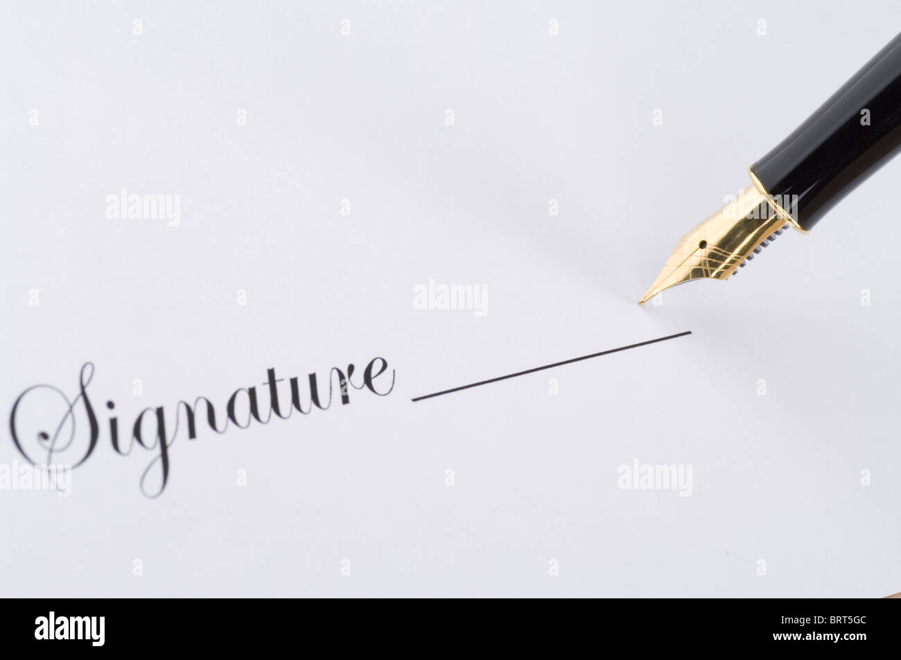 Signature hi-res stock photography and images - Alamy