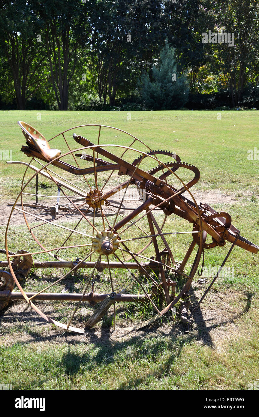Farm machinery, Dallas Arboretum, Texas, USA Stock Photo - Alamy