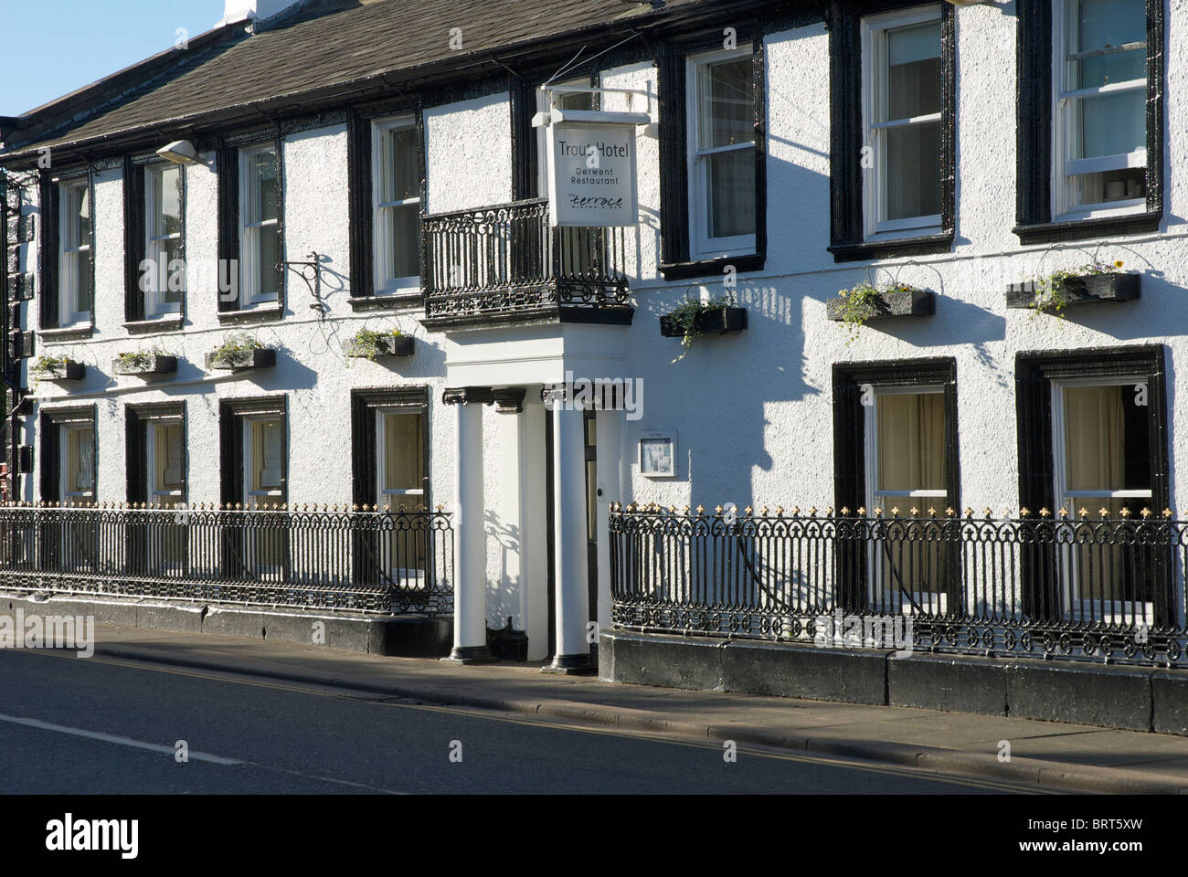 The Trout Hotel, Cockermouth, West Cumbria, England UK Stock Photo - Alamy