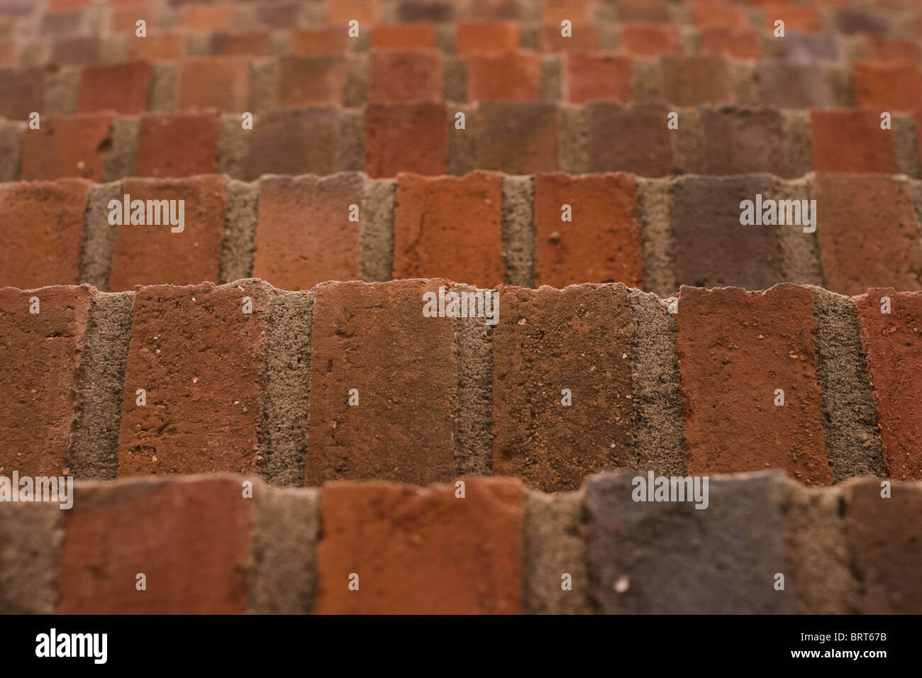 Red bricks steps hi-res stock photography and images - Alamy