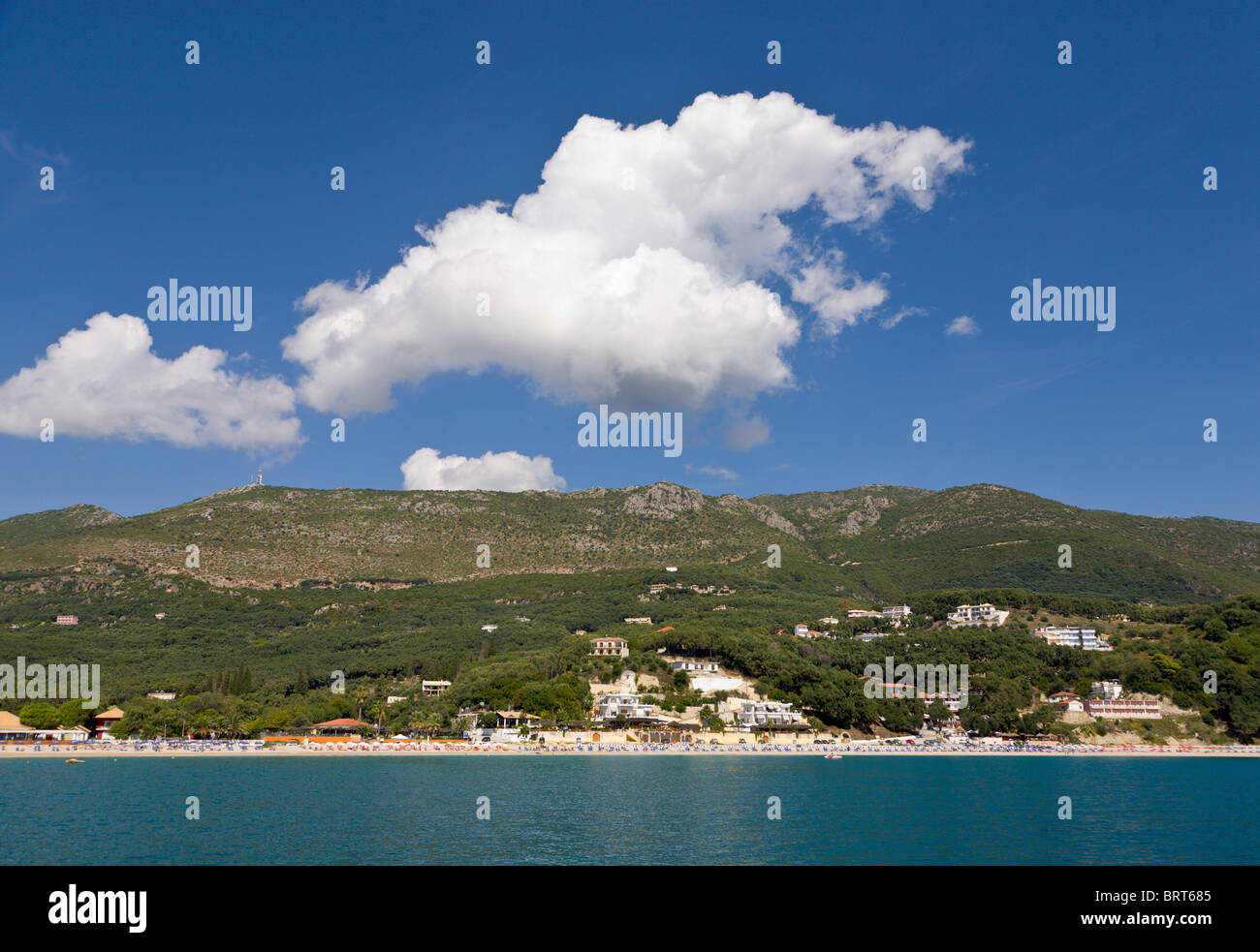 Valtos Beach, Parga, Greece Stock Photo - Alamy