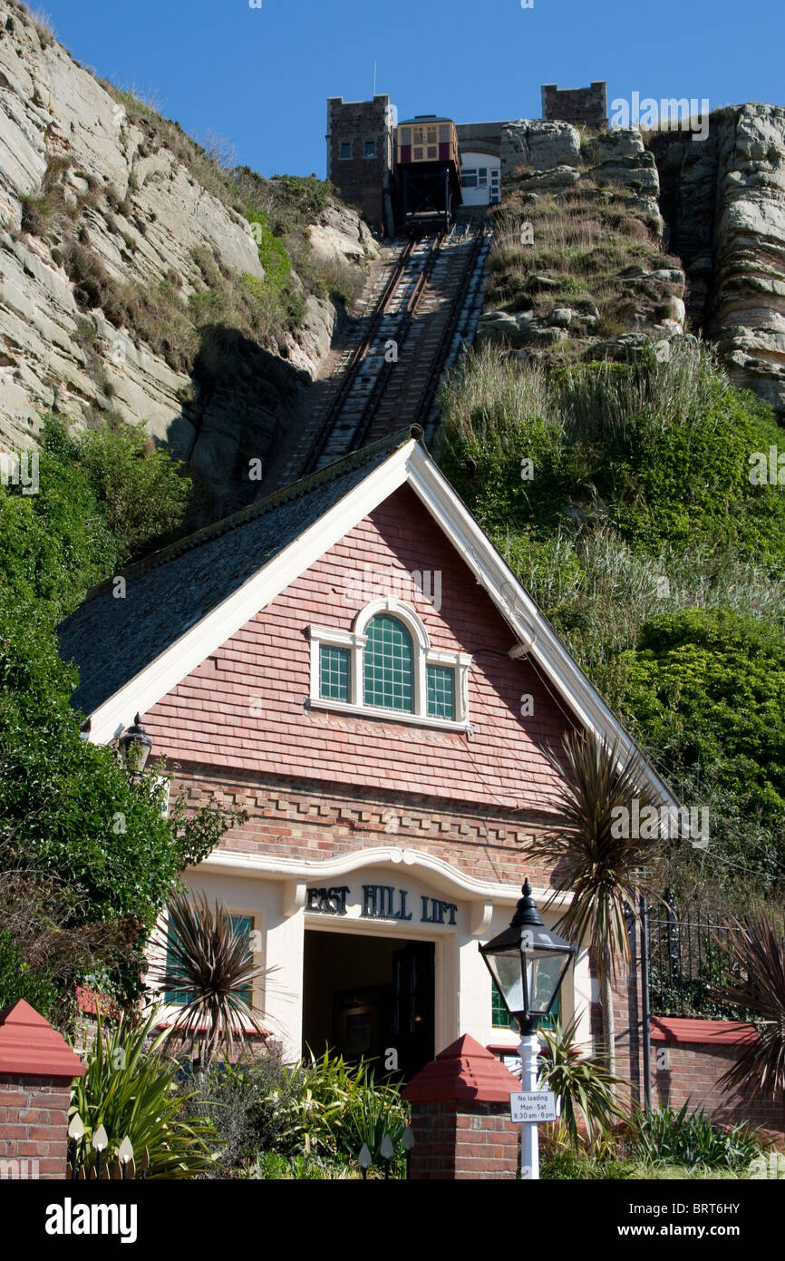 Victorian funicular railway in Hastings Stock Photo - Alamy