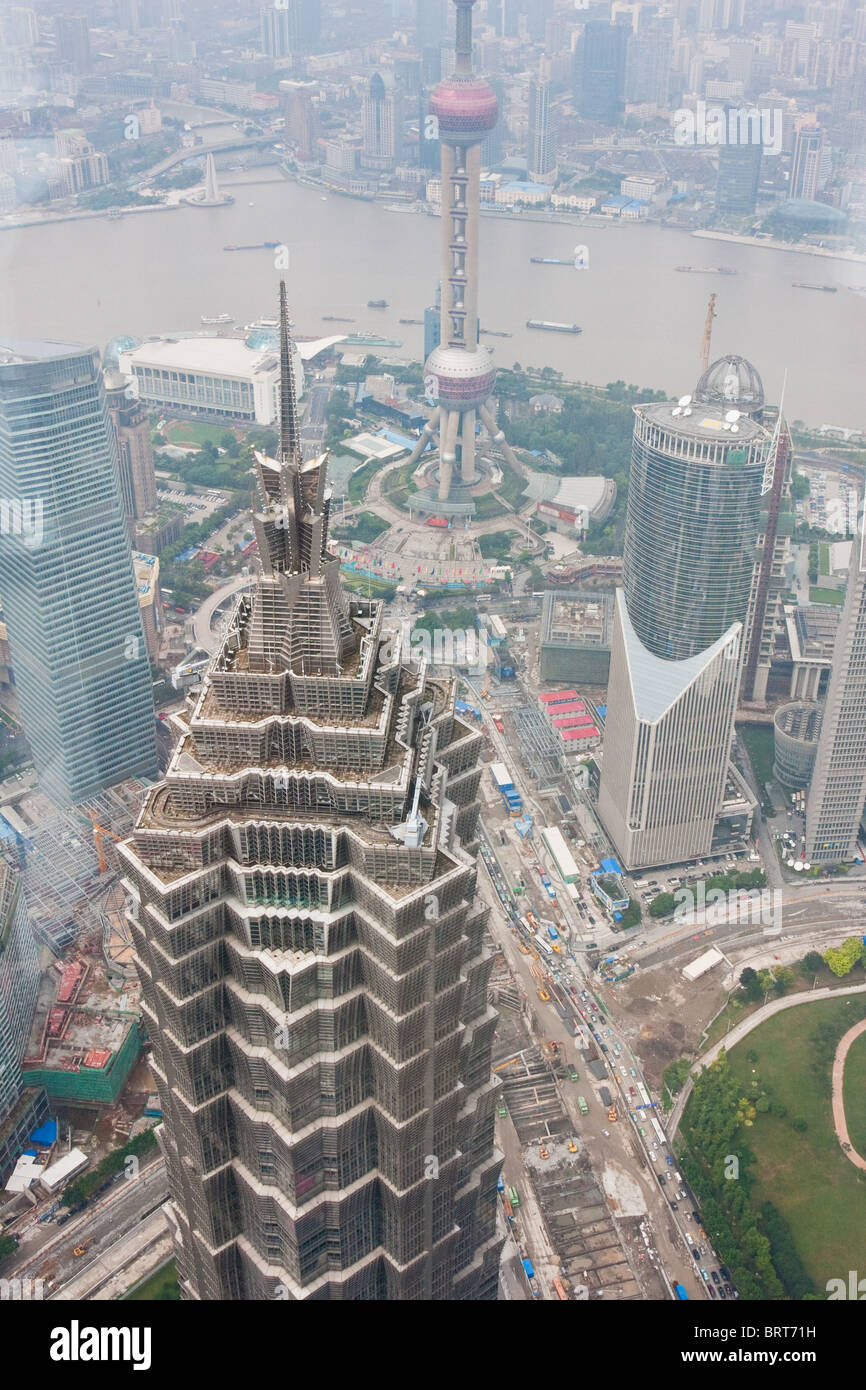 Jin mao tower shanghai top view hi-res stock photography and images - Alamy