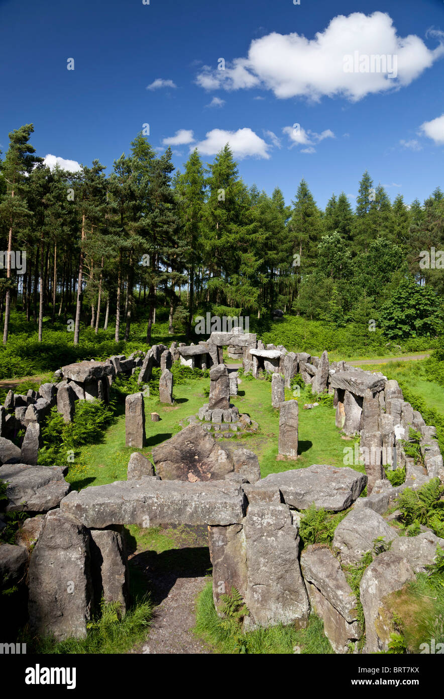 Druids temple at Ilton, Yorkshire Stock Photo - Alamy