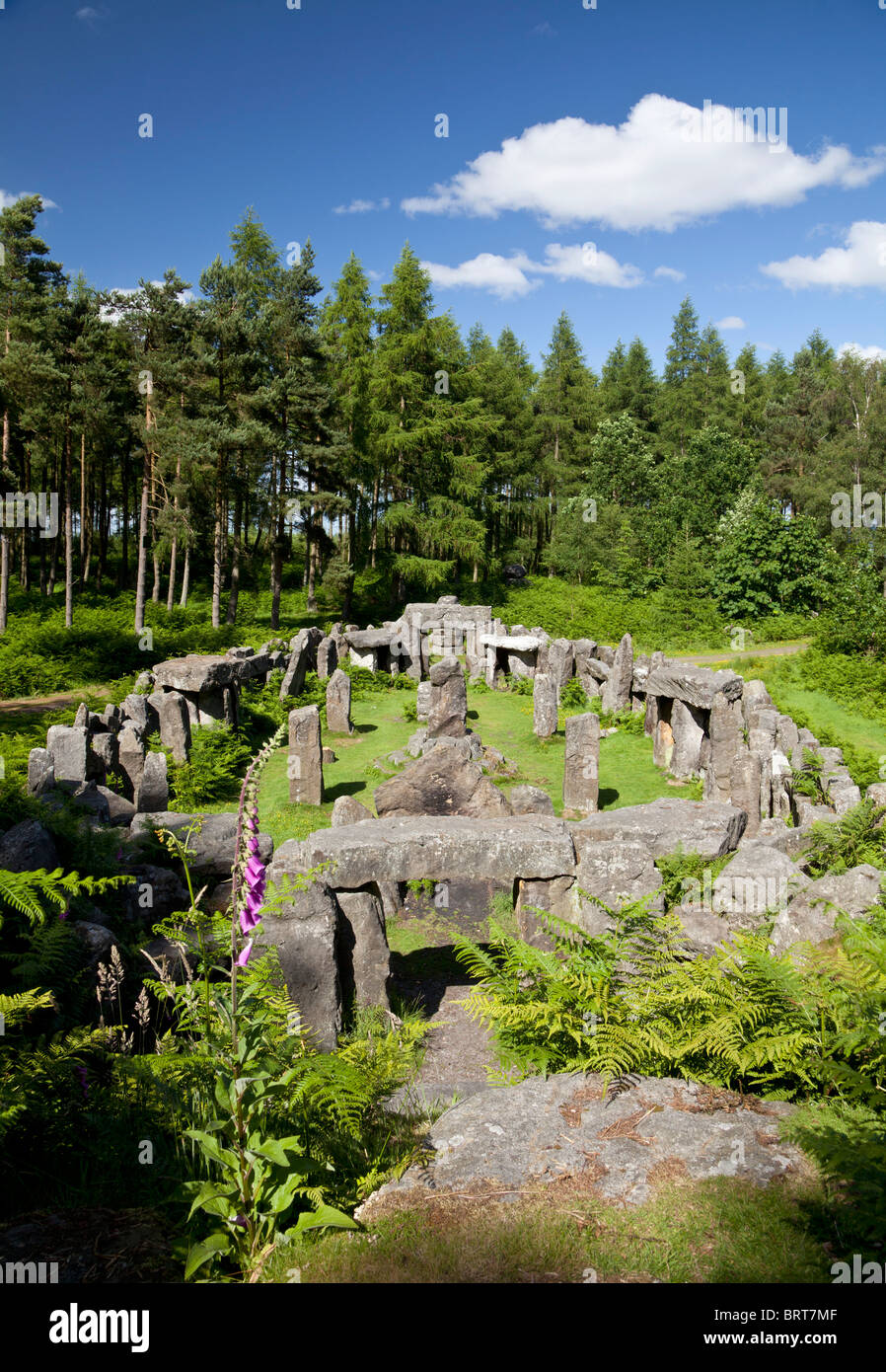 Druids temple at Ilton, Yorkshire Stock Photo - Alamy