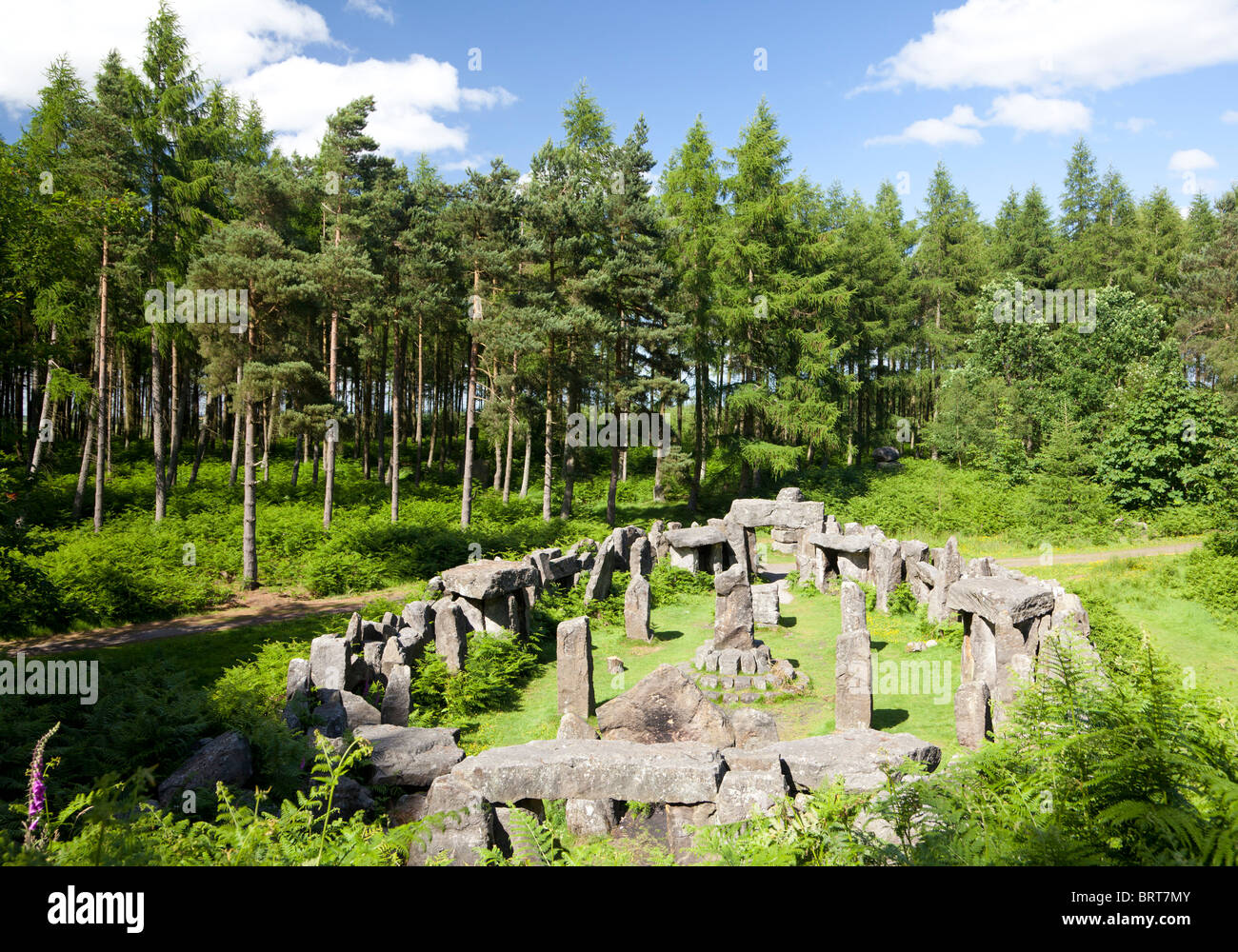 Druids temple at Ilton, North Yorkshire Stock Photo - Alamy