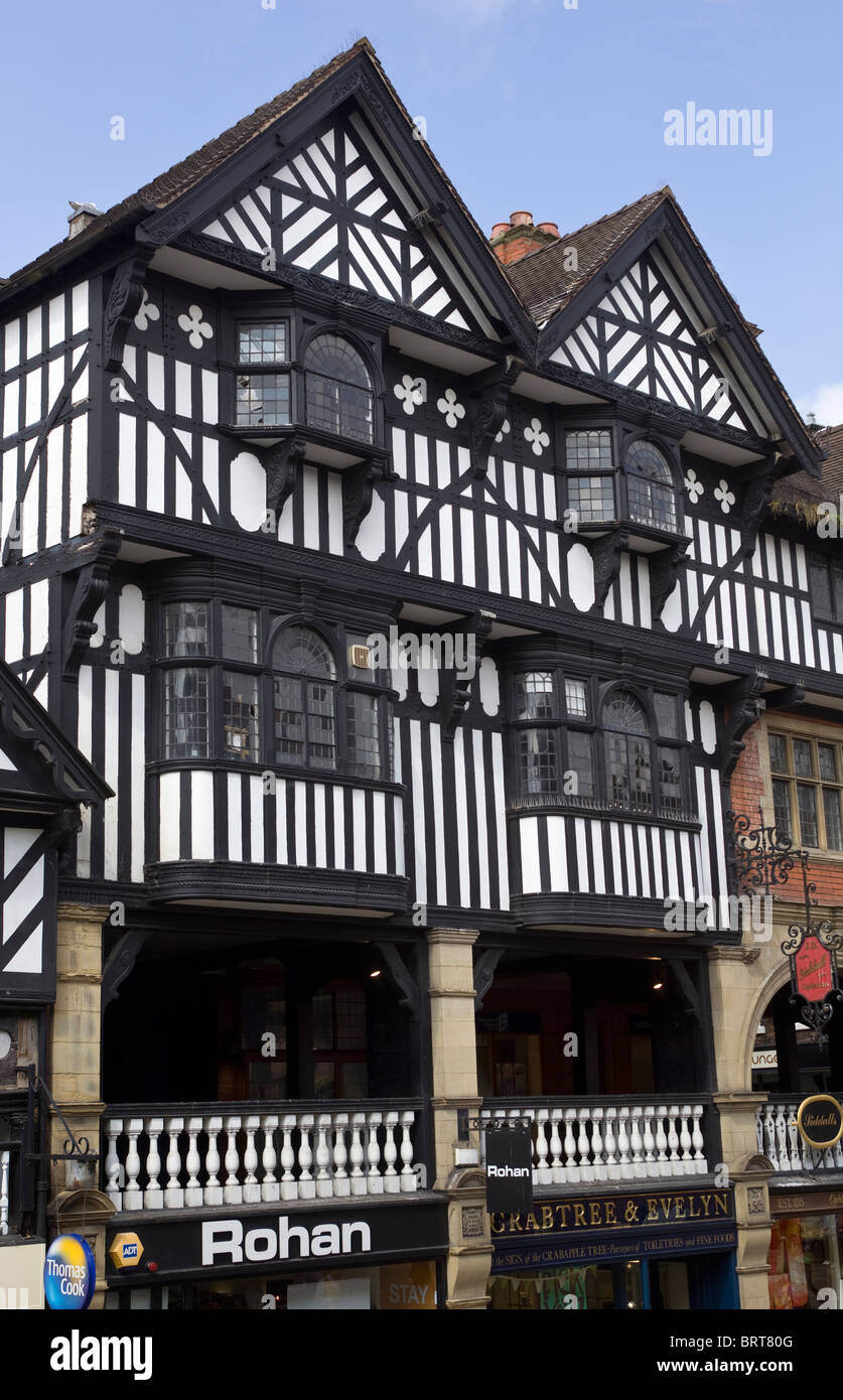 Shop Front The Rows Chester England UK Stock Photo - Alamy