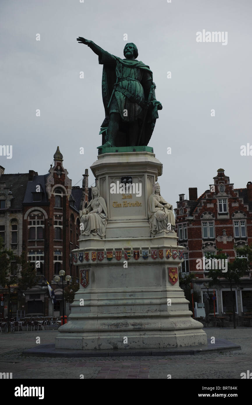 Statue of Jacob van Artevelde,Gent, Ghent, Belgium Stock Photo - Alamy