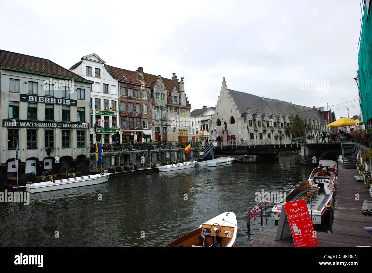 Gent City Scene Stock Photo - Alamy