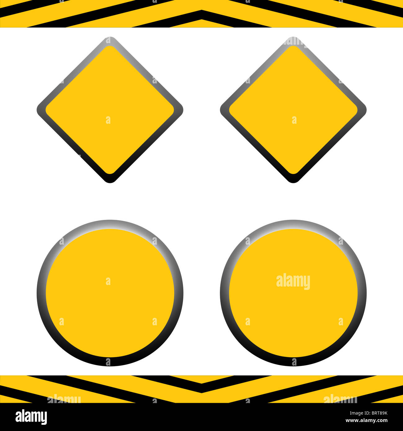 Blank Construction Sign