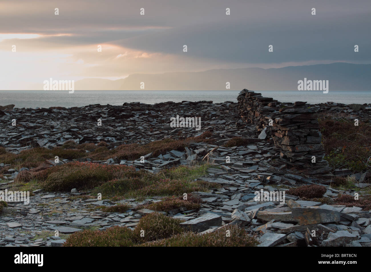 The Slate Island, Easdale, off the west coast of Scotland Stock Photo ...