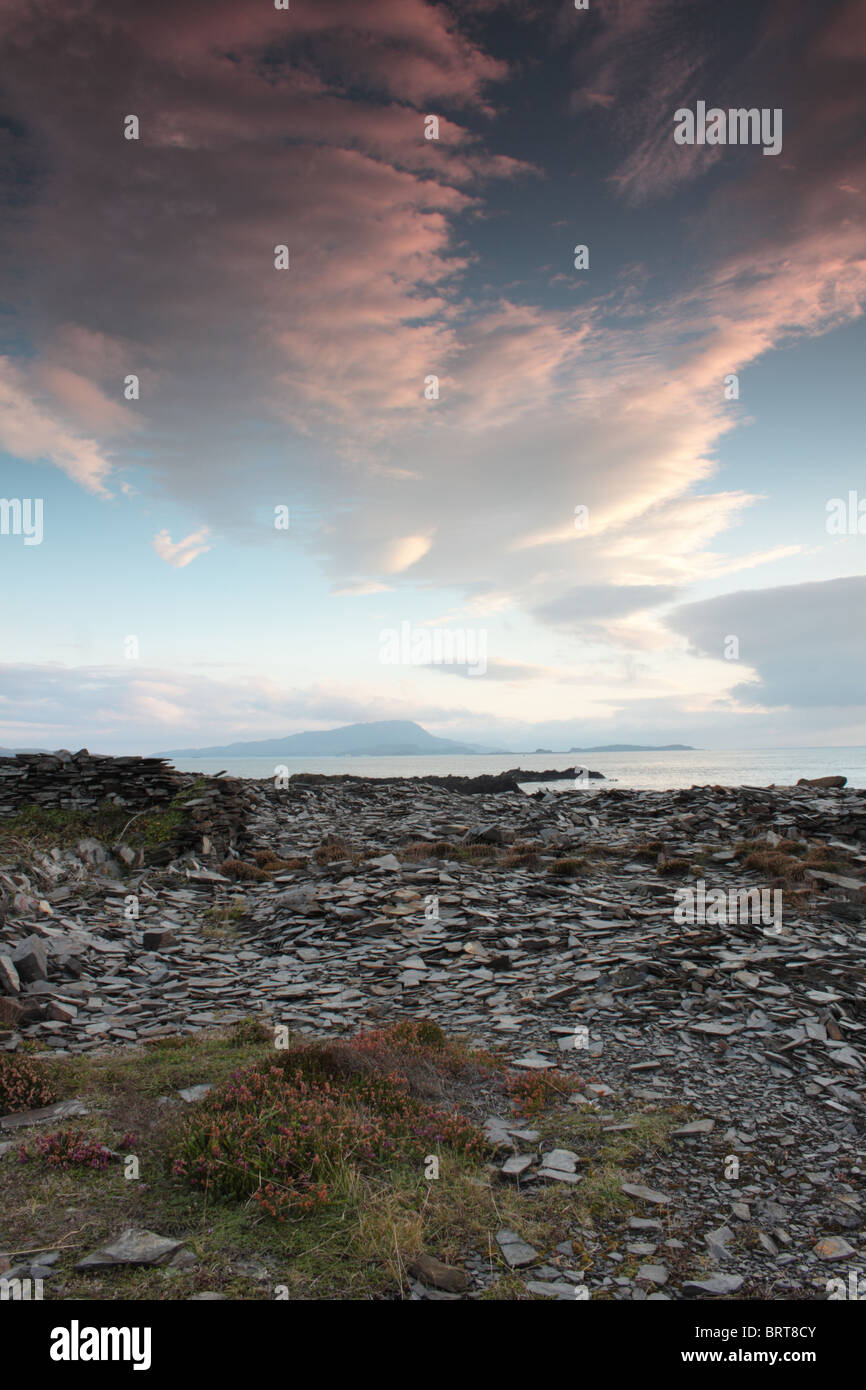 The Slate Island, Easdale, off the west coast of Scotland Stock Photo ...