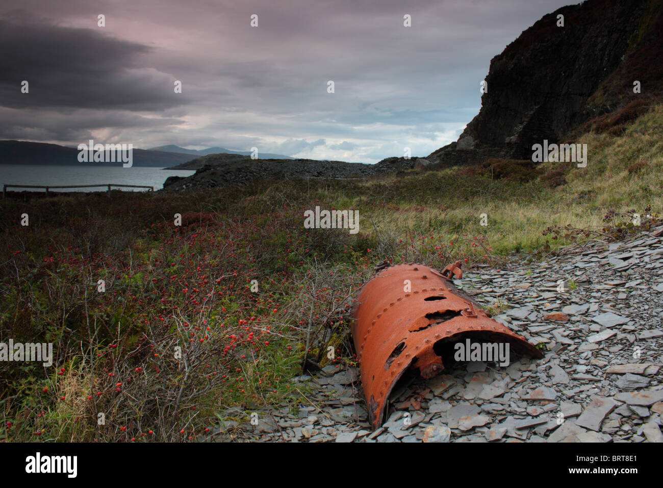 The Slate Island, Easdale, off the west coast of Scotland Stock Photo ...
