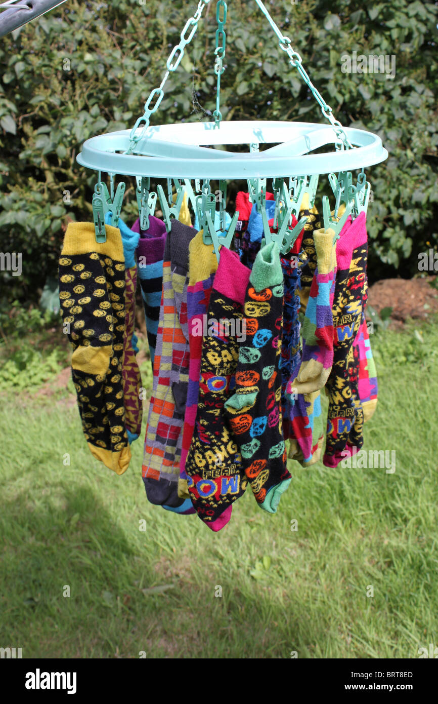 Coloured socks hi-res stock photography and images - Alamy