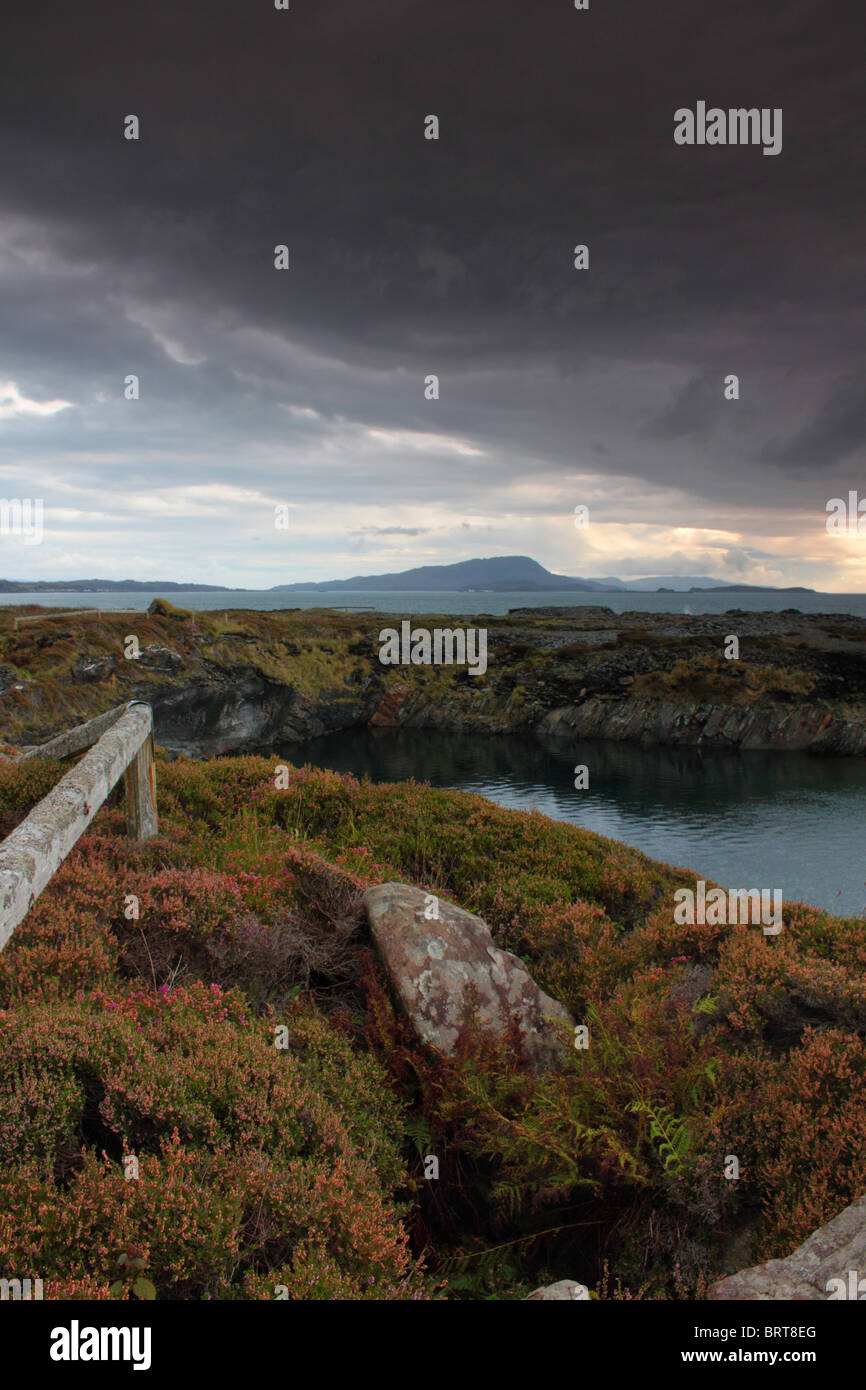 The Slate Island, Easdale, off the west coast of Scotland Stock Photo ...