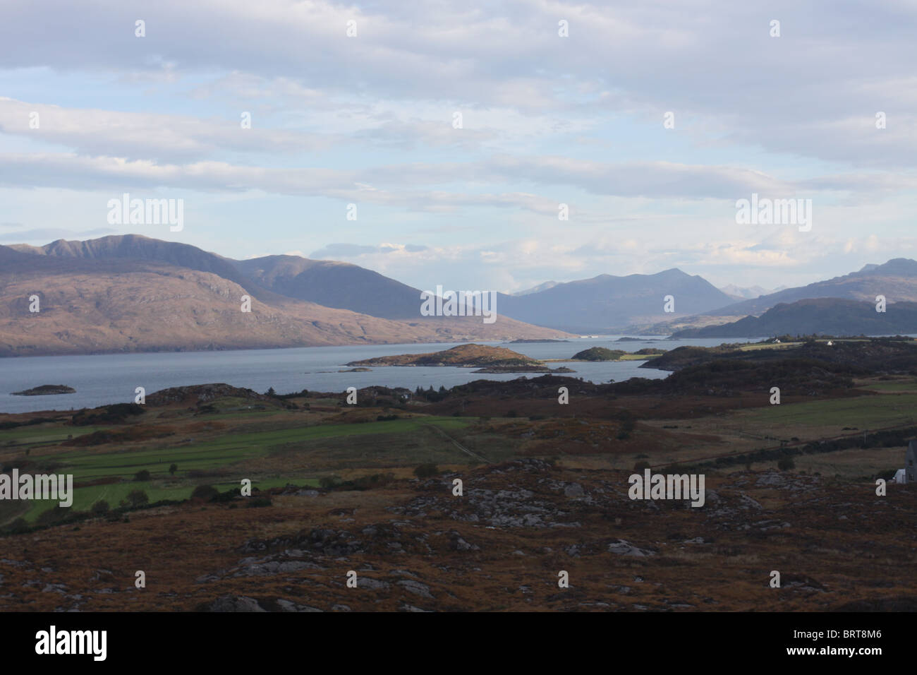 Loch Carron Scotland October 2010 Stock Photo - Alamy