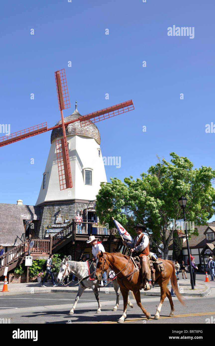 Cowboy parade, Solvang, California, USA Stock Photo - Alamy