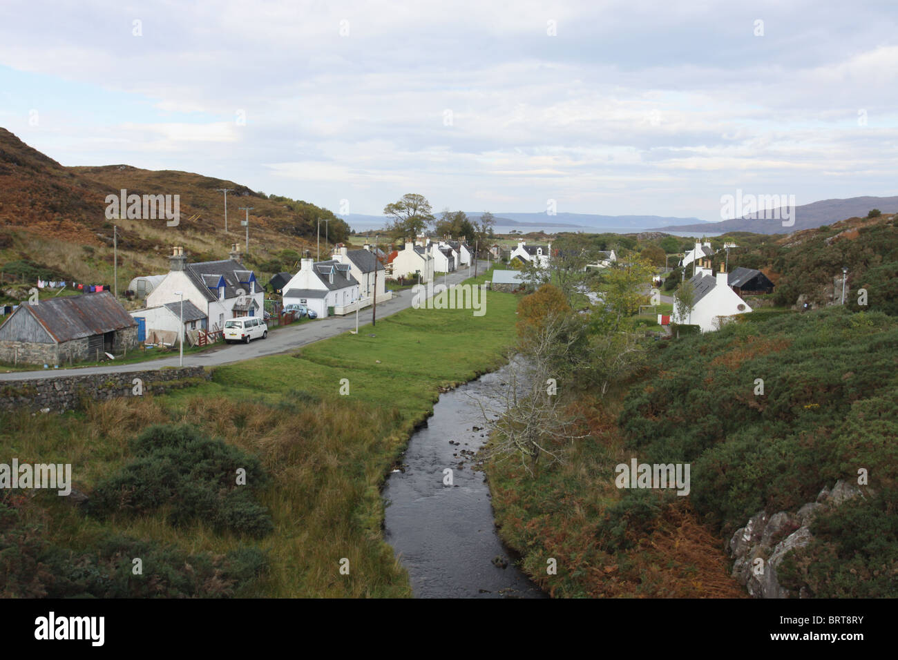 crofting village of Duirinish Scotland October 2010 Stock Photo - Alamy