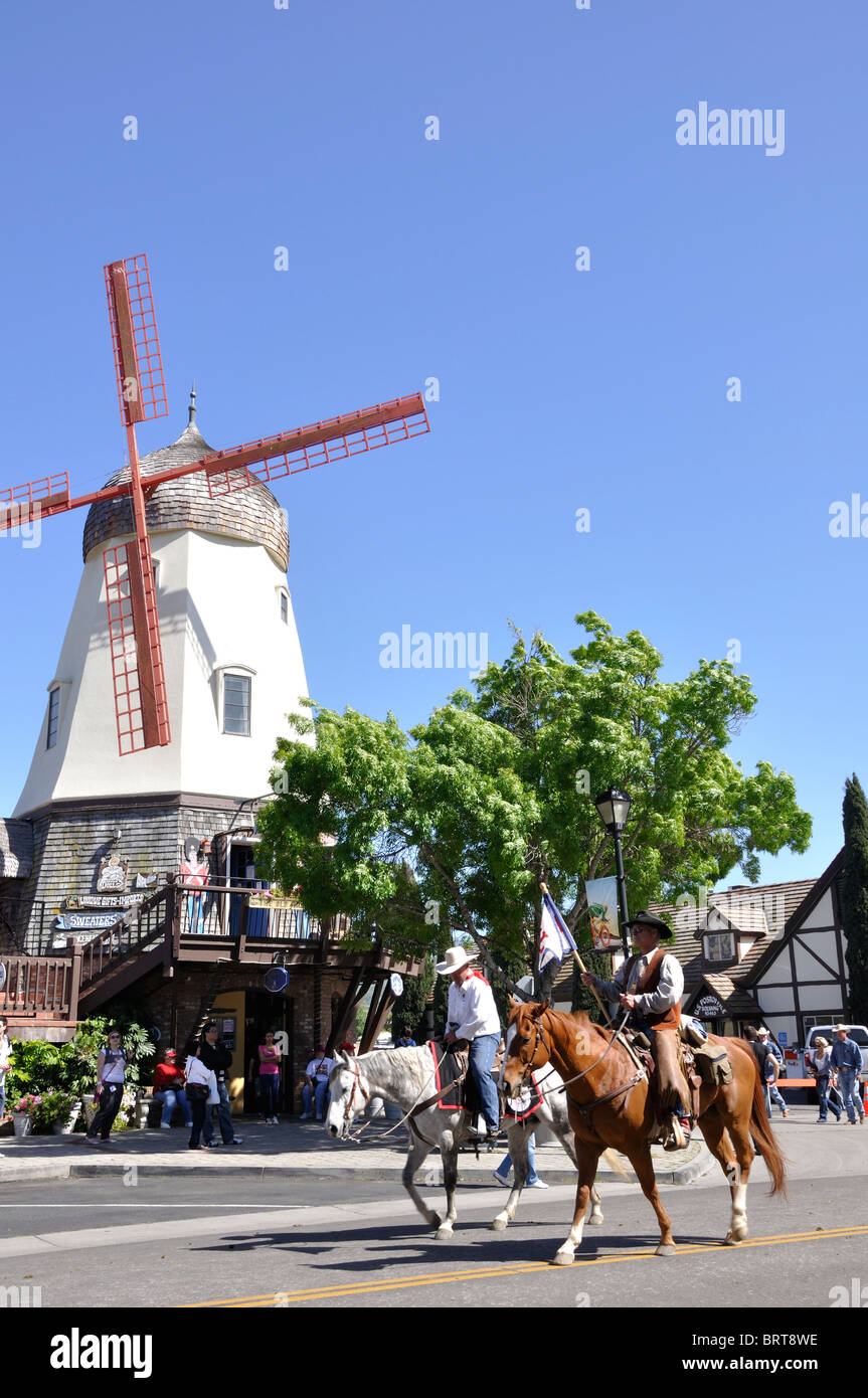 Cowboy parade, Solvang, California, USA Stock Photo - Alamy