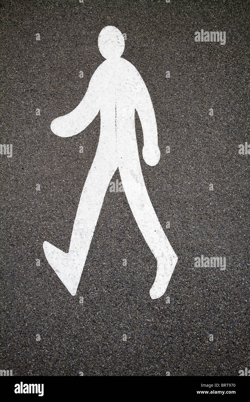 Pedestrian walk sign hi-res stock photography and images - Alamy