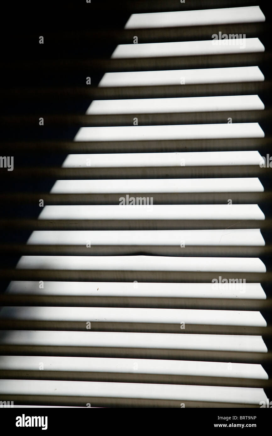 a window in the sun as a striped texture Stock Photo - Alamy