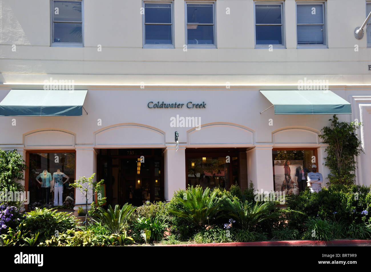 Street with shops, Santa Barbara, California, USA Stock Photo - Alamy