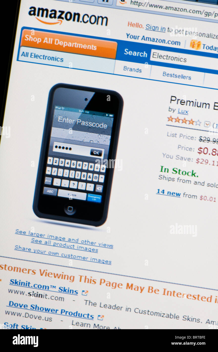 website online screenshot Stock Photo - Alamy