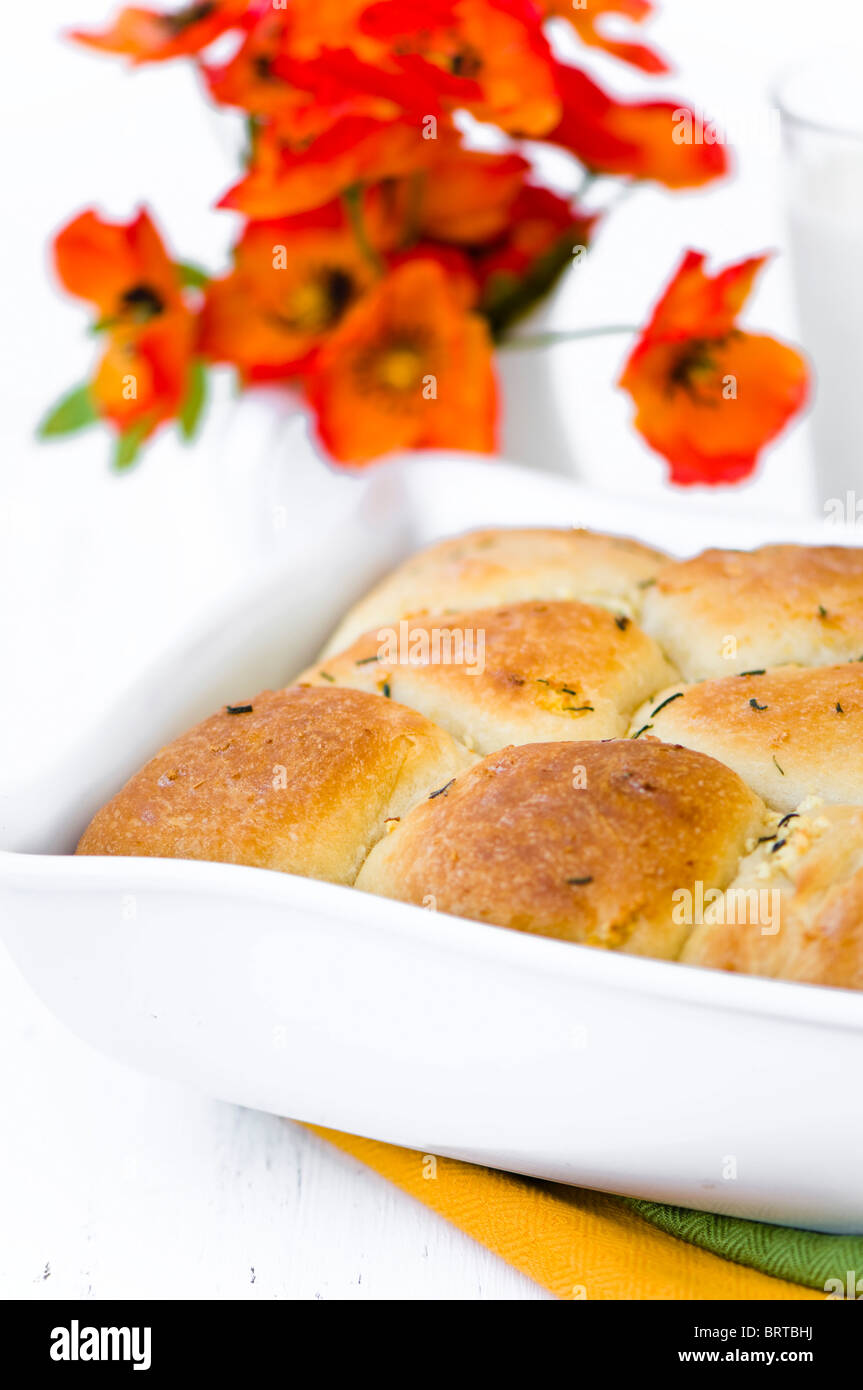 Homemade Bun Rolls Stock Photo - Alamy