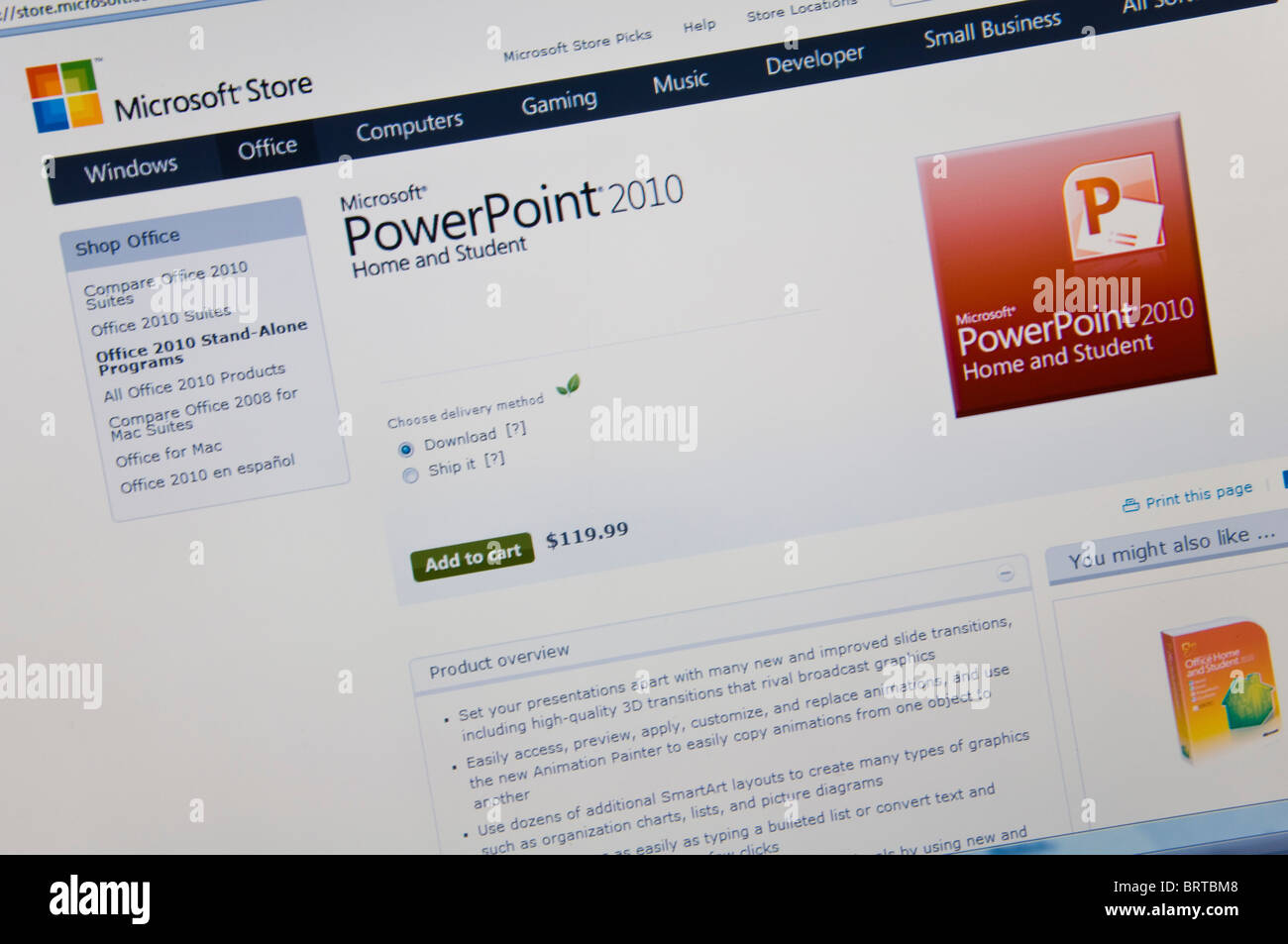 website online screenshot Stock Photo - Alamy