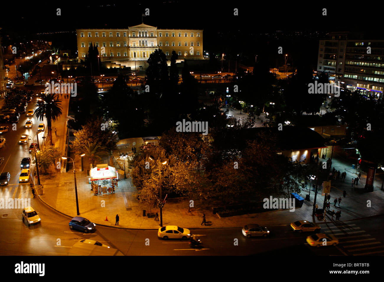 Syntagma square in Athens Greece Stock Photo - Alamy