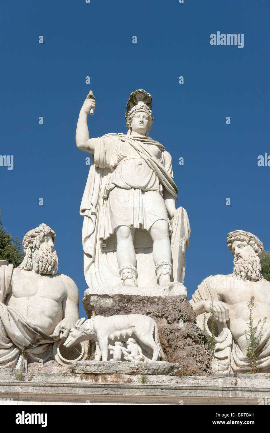 La Dea Roma tra il Tevere e l'Aniene Stock Photo - Alamy