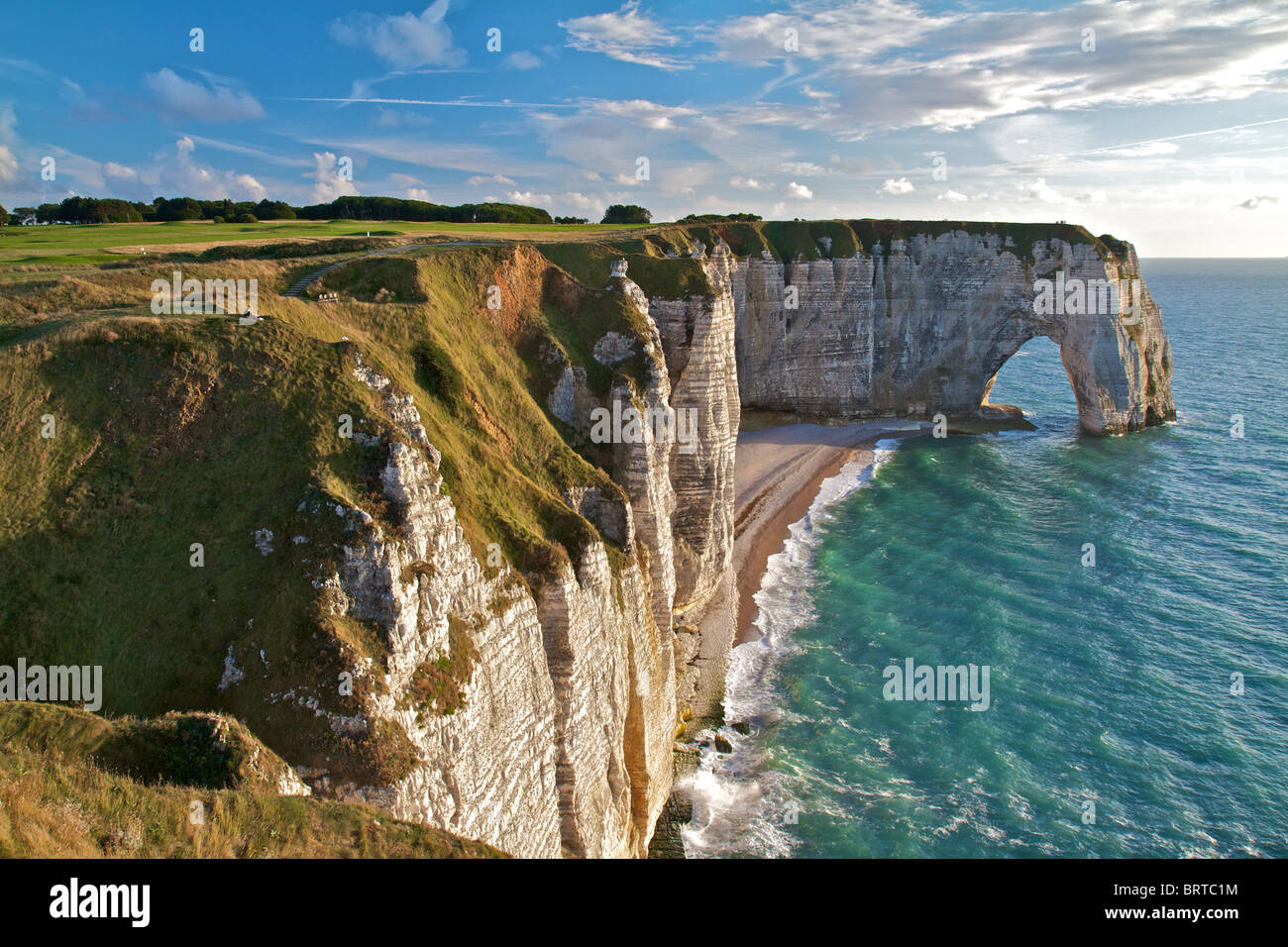 Etretat cliffs Stock Photo - Alamy