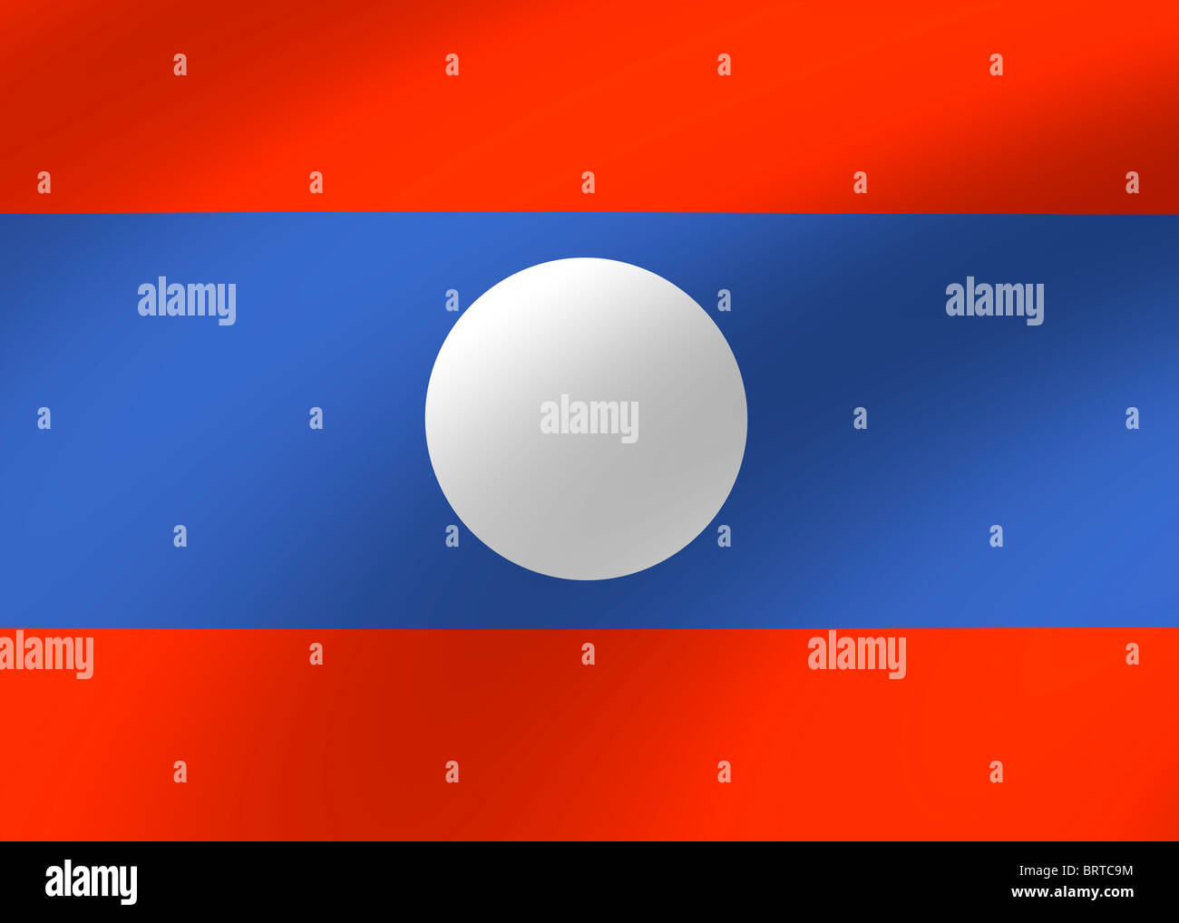 Laos flag hi-res stock photography and images - Alamy