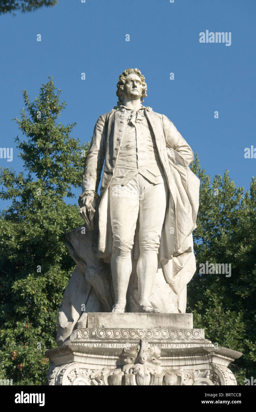 Monument to Goethe, Rome Stock Photo - Alamy