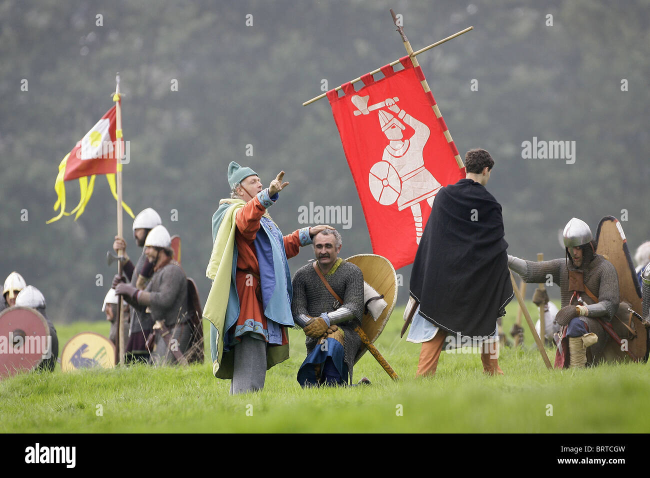 The Battle Of Hastings is recreated on the site of the original battle ...