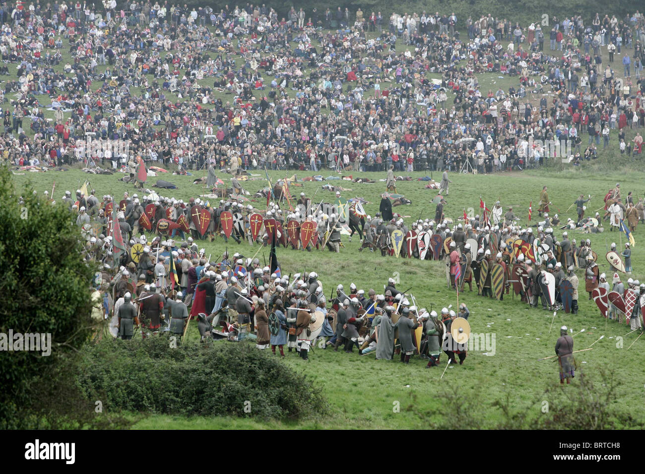 The Battle Of Hastings is recreated on the site of the original battle ...