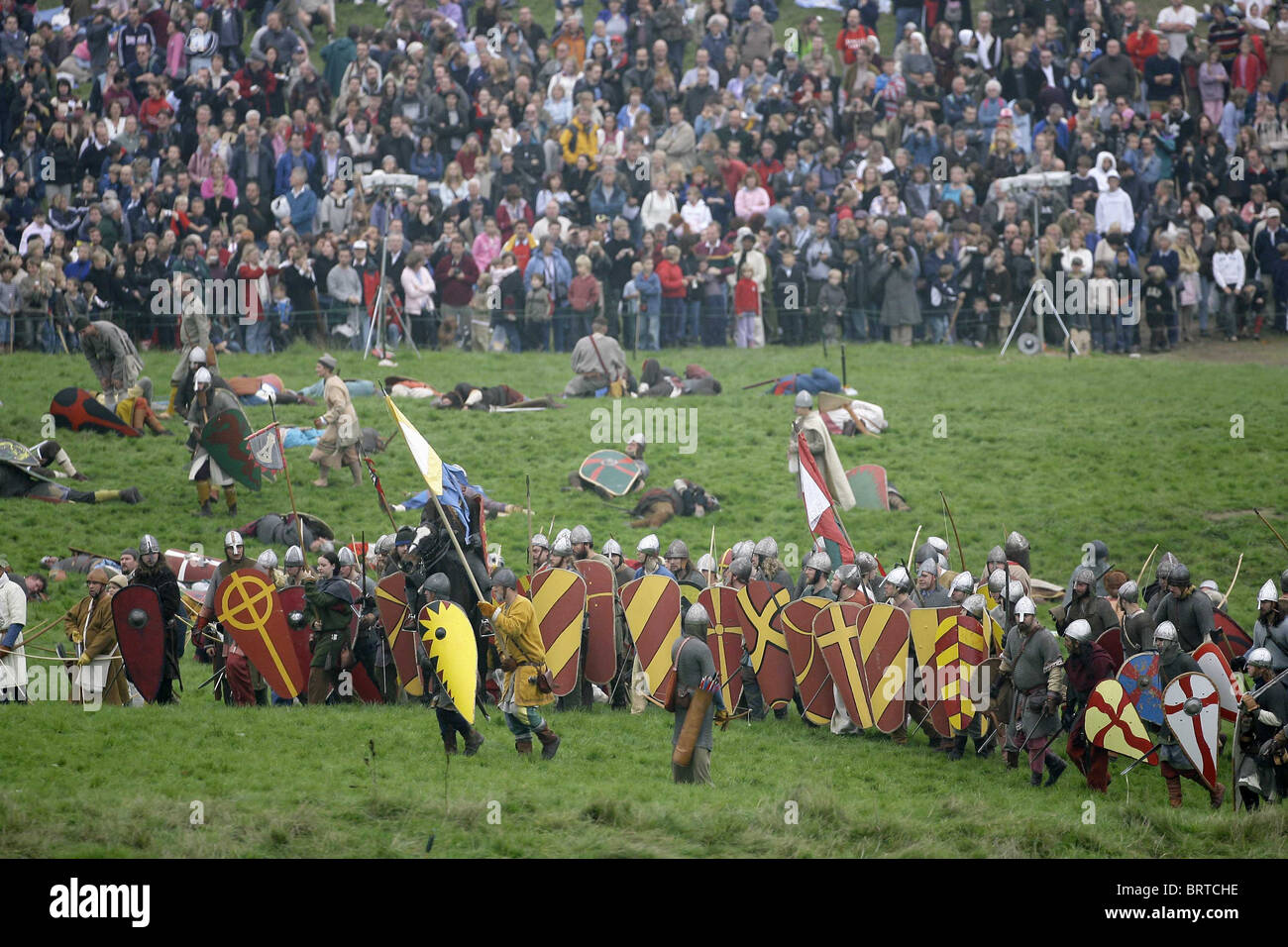 The Battle Of Hastings is recreated on the site of the original battle ...
