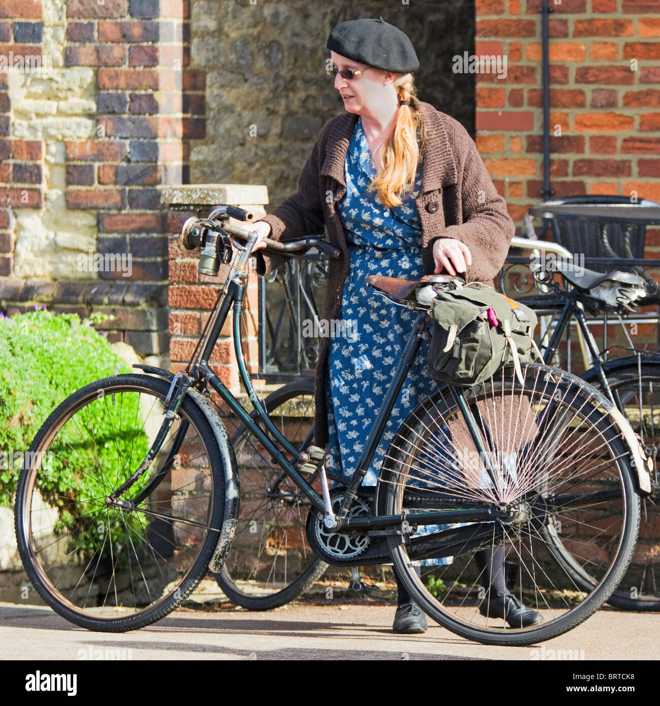 pre 1940s Ladies Step Through Safety Pedal Bicycle - Rod Rim Brakes ...