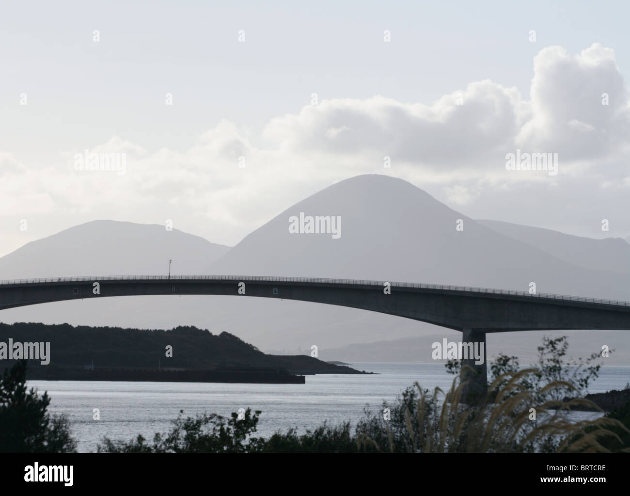 Skye bridge and mountains of Skye Scotland October 2010 Stock Photo - Alamy