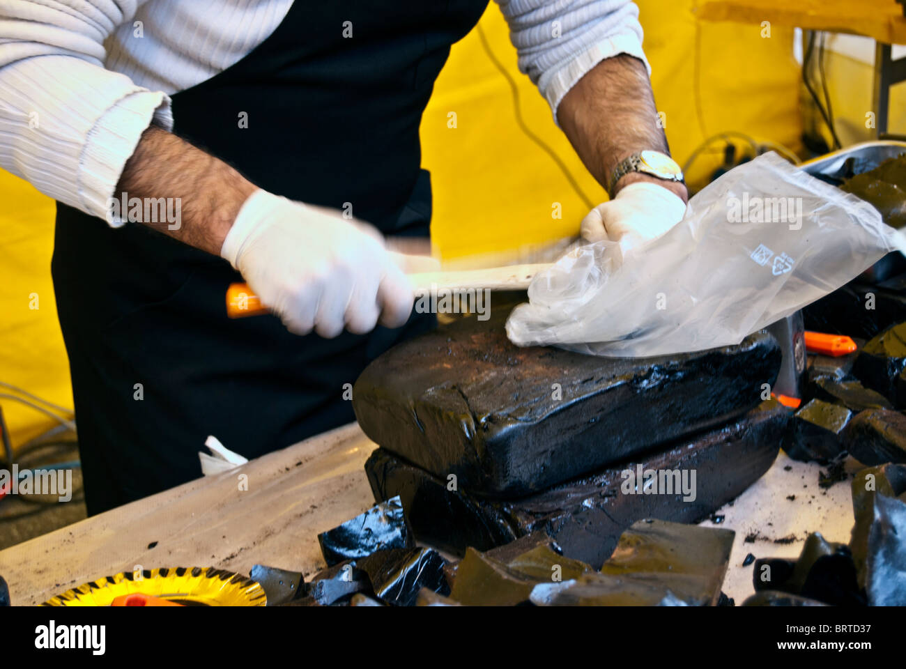 production of Liquorice Stock Photo - Alamy
