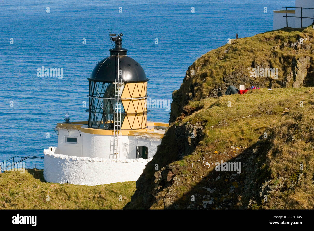St Abbs Lighthouse, Berwickshire, Scotland Stock Photo - Alamy