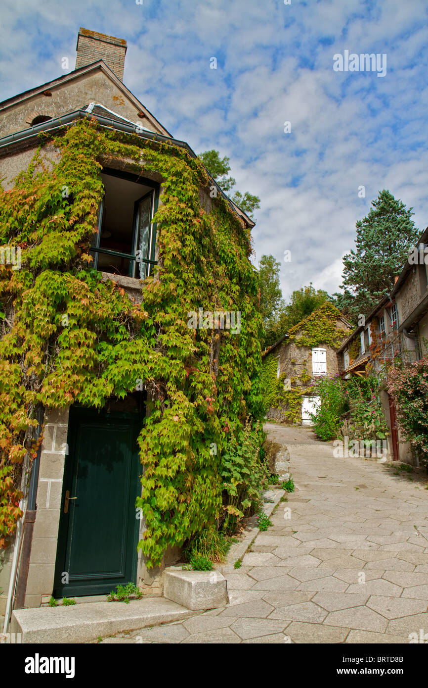 Old town in Normandy Stock Photo - Alamy