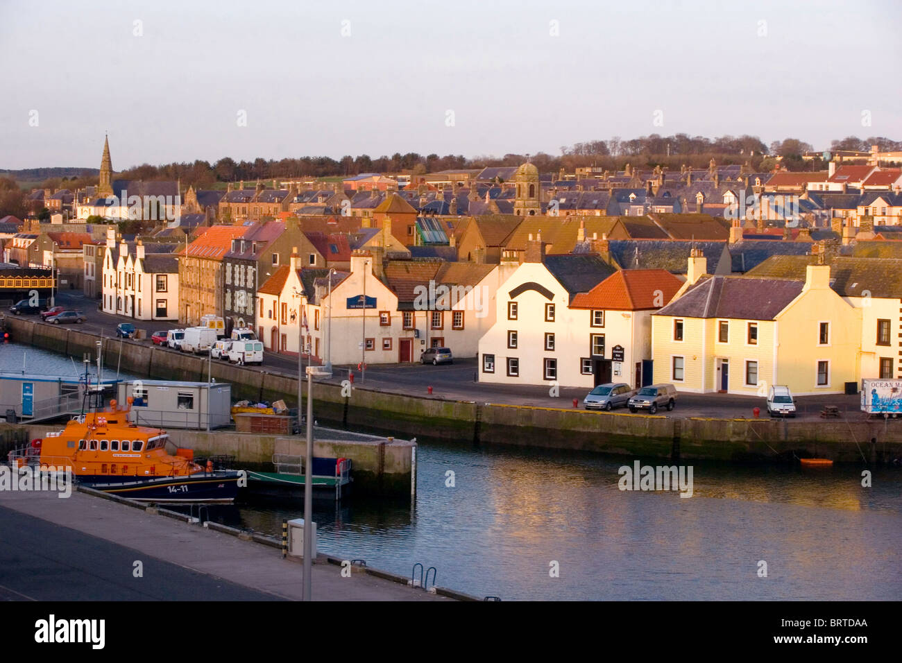 Port of Eyemouth, Scottish Borders in Scotland Stock Photo - Alamy
